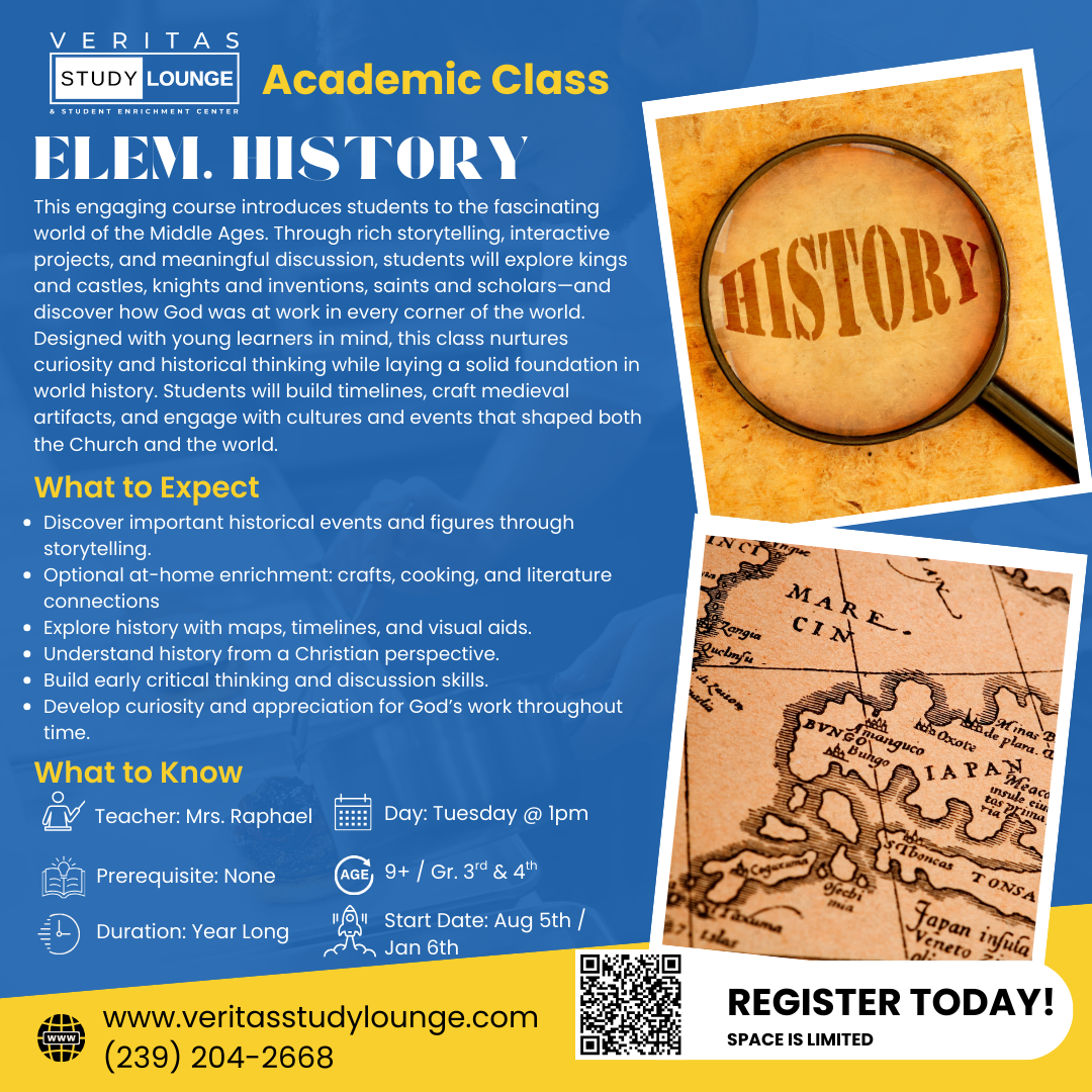 Elem. History - Veritas Study Lounge